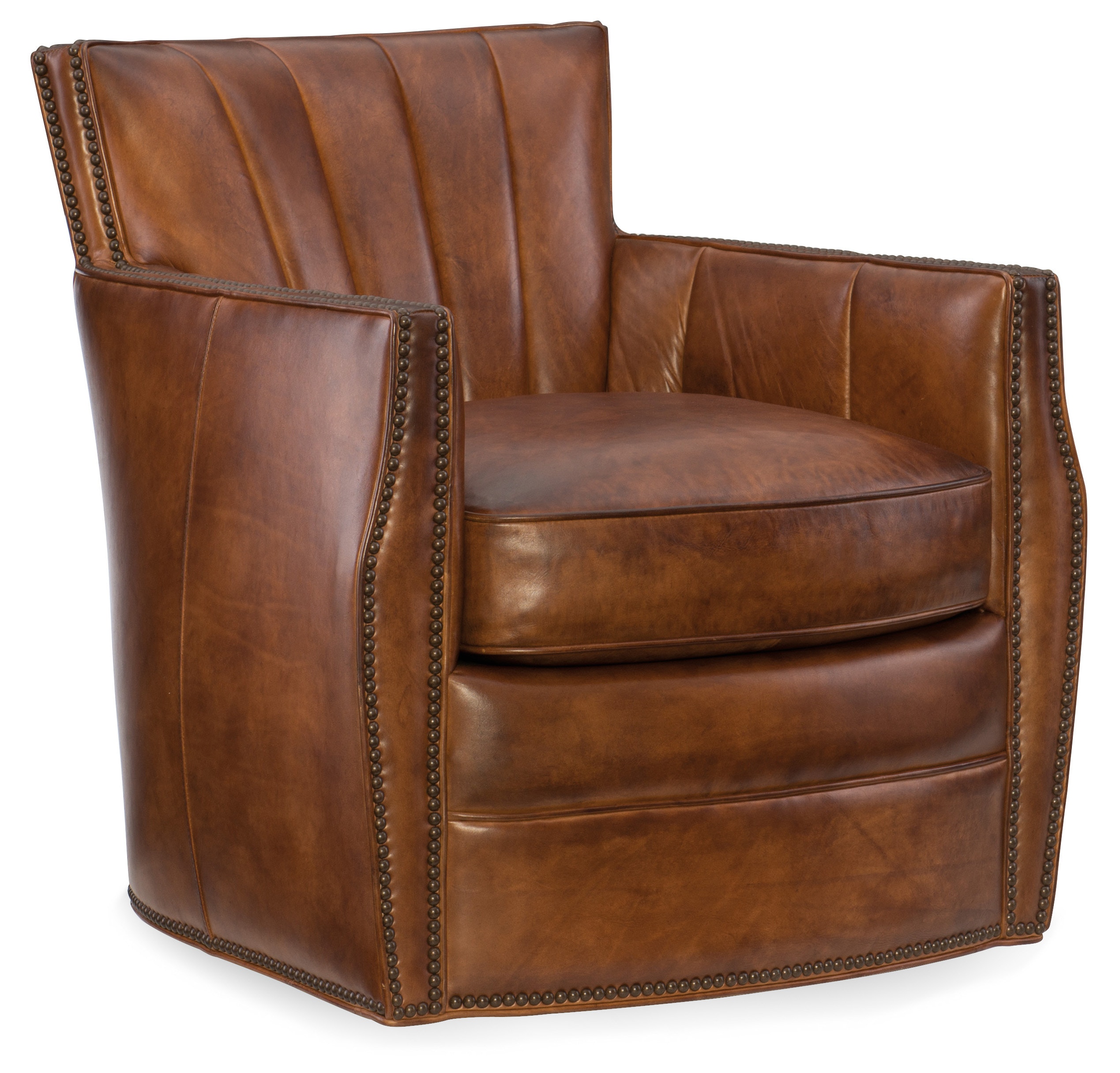 Leather swivel club chair store